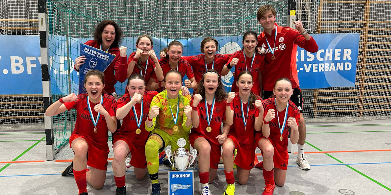 FC Bayern U15-Juniorinnen erstmals Bayerische Hallenmeisterinnen